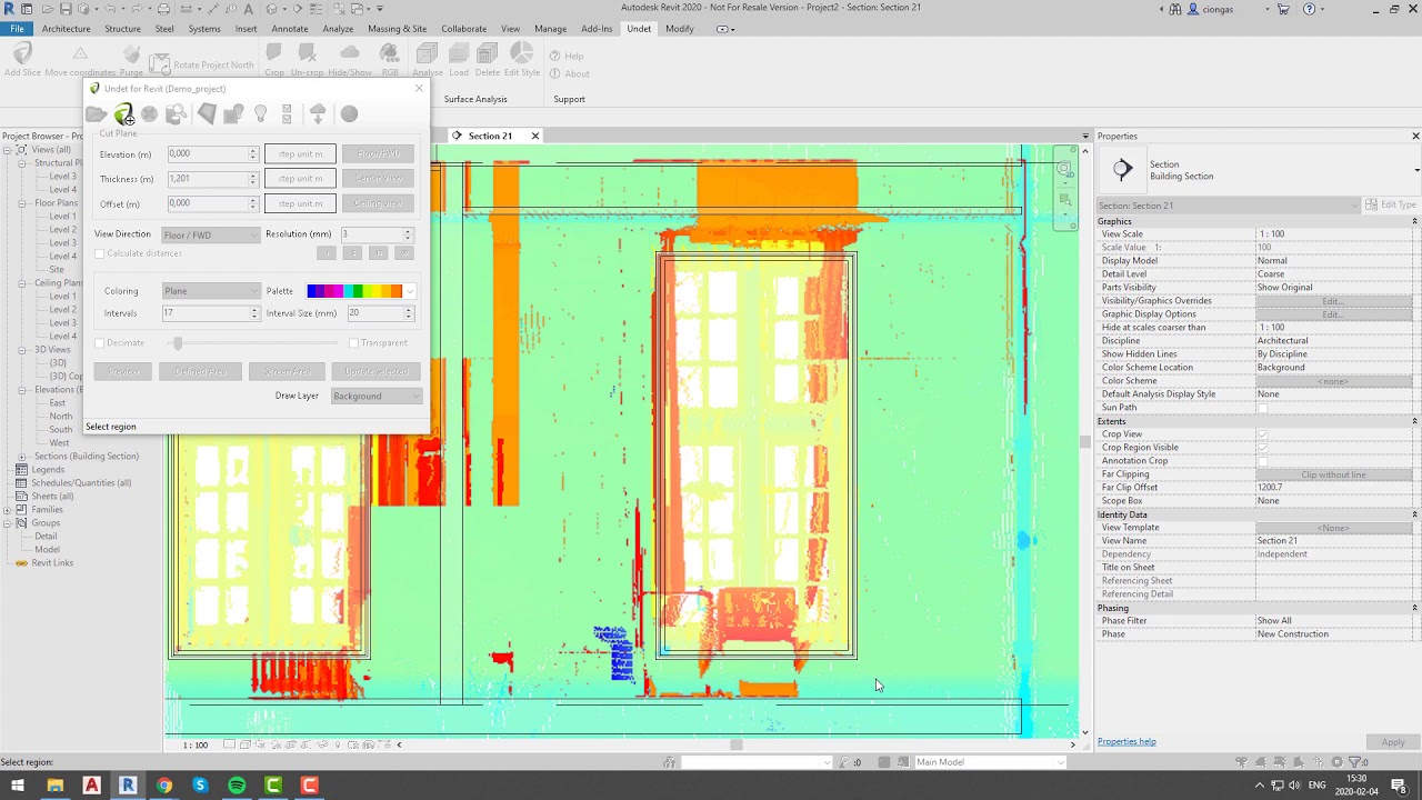 Undet for Revit How to make 3D model from Point Cloud - YouTube