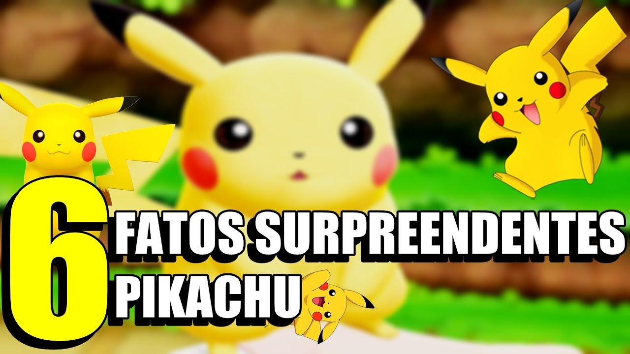 6 FATOS SURPREENDENTES sobre PIKACHU na franquia POKÉMON - YouTube