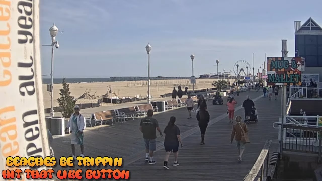 Ocean City, MD Boardwalk Cam - Maryland beach live webcam - ocean city ...