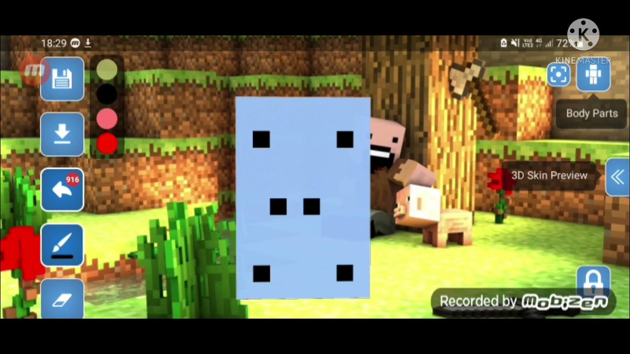 How to make your own character || minecraft || only phones and ipads ...