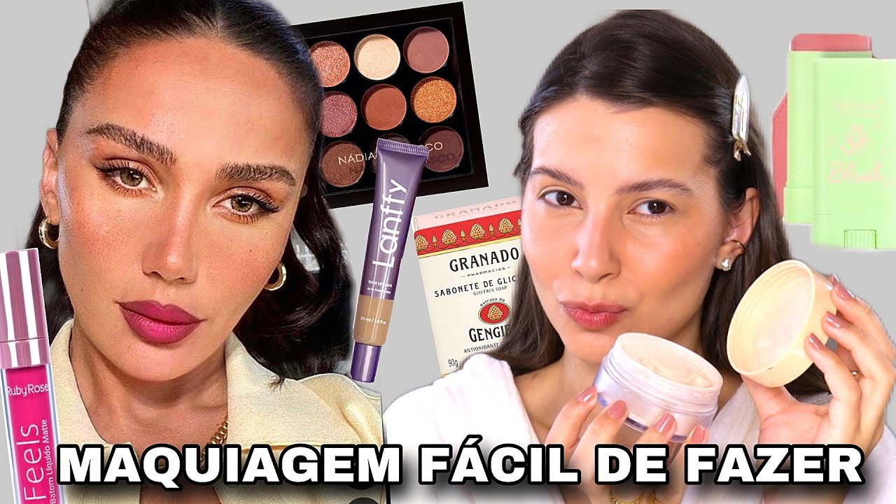 MAQUIAGEM FÁCIL QUE TE DEIXA PODEROSA!! olha essa maquiagem - YouTube