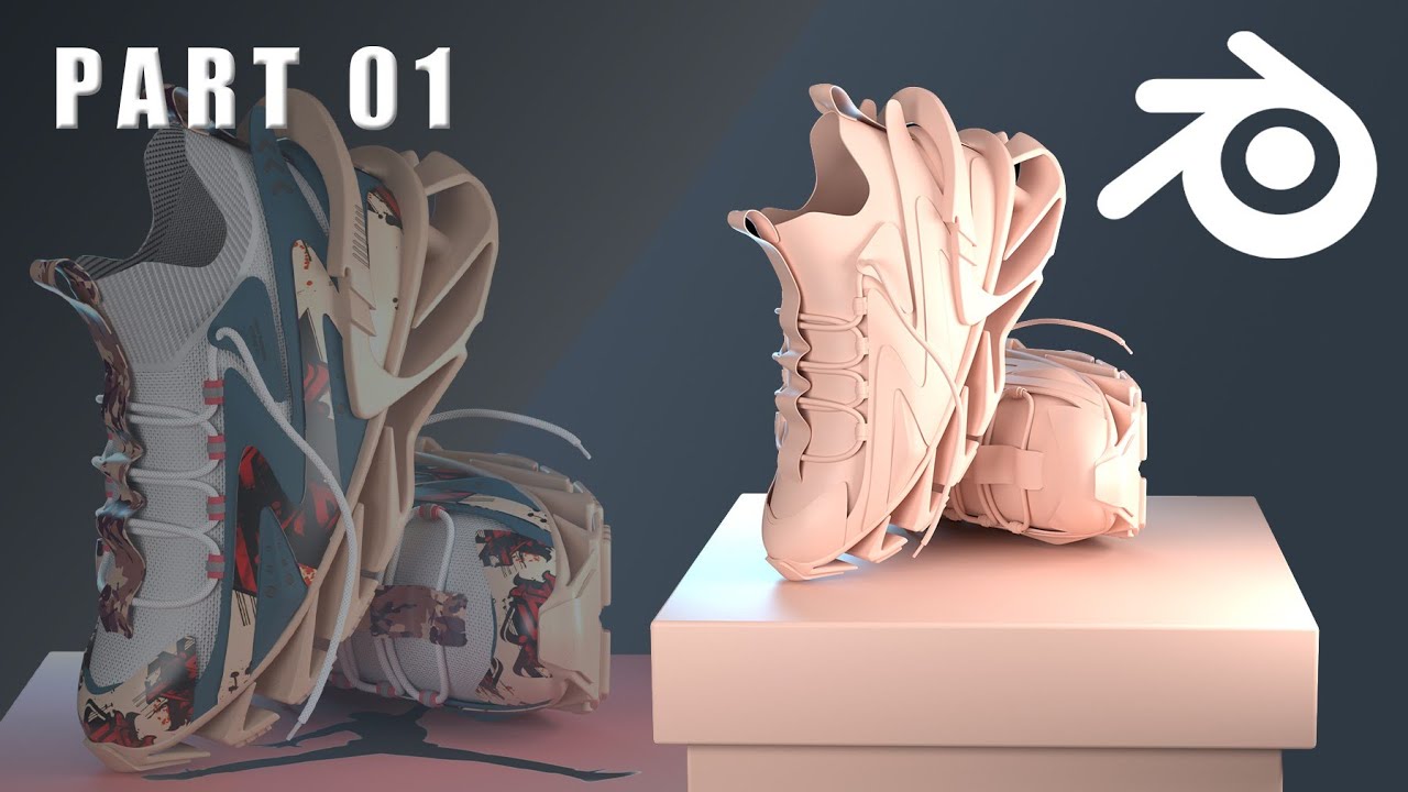 Step by Step Modeling a Shoe in Blender | PART 01| Timelapse Tutorial - YouTube