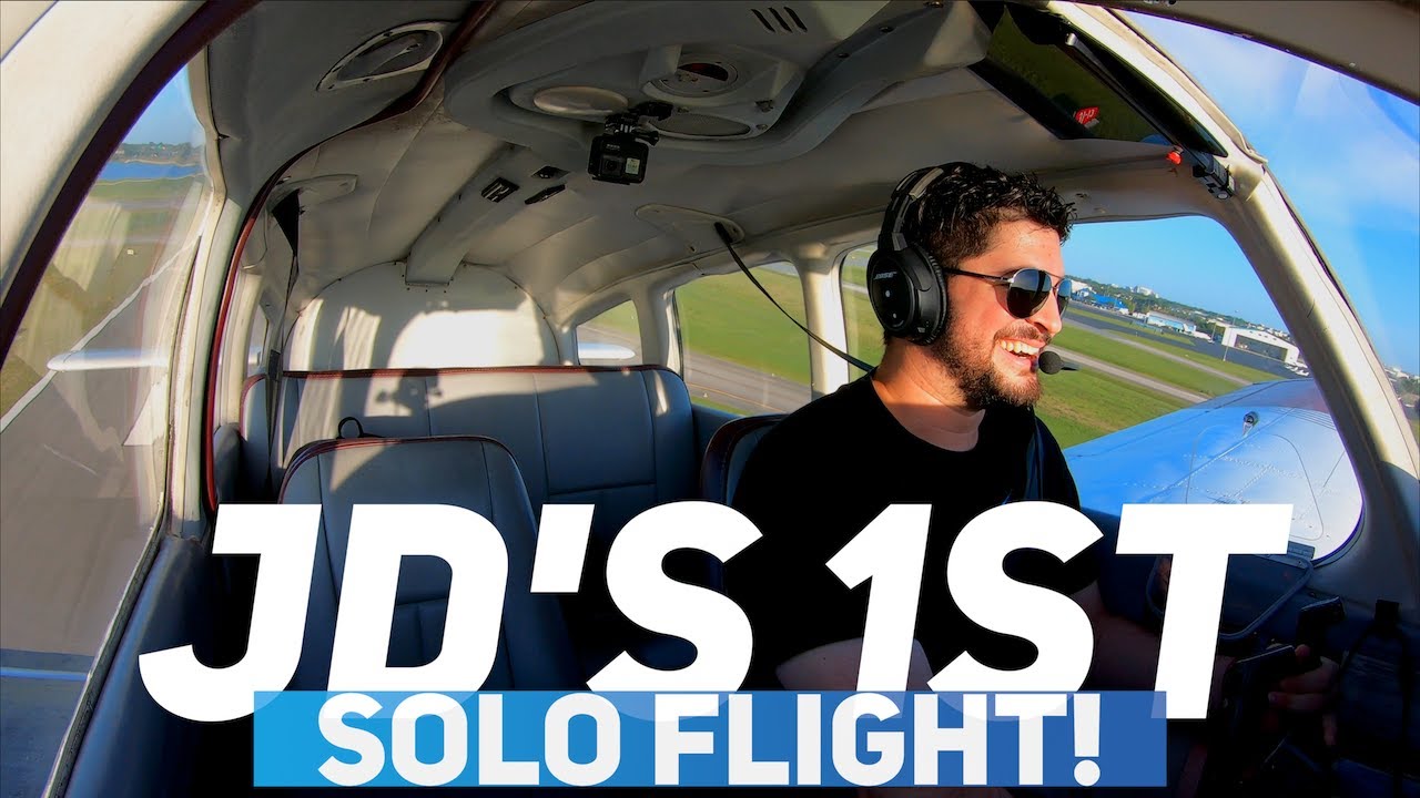 FIRST SOLO FLIGHT | A Moment You Will Never Forget - YouTube