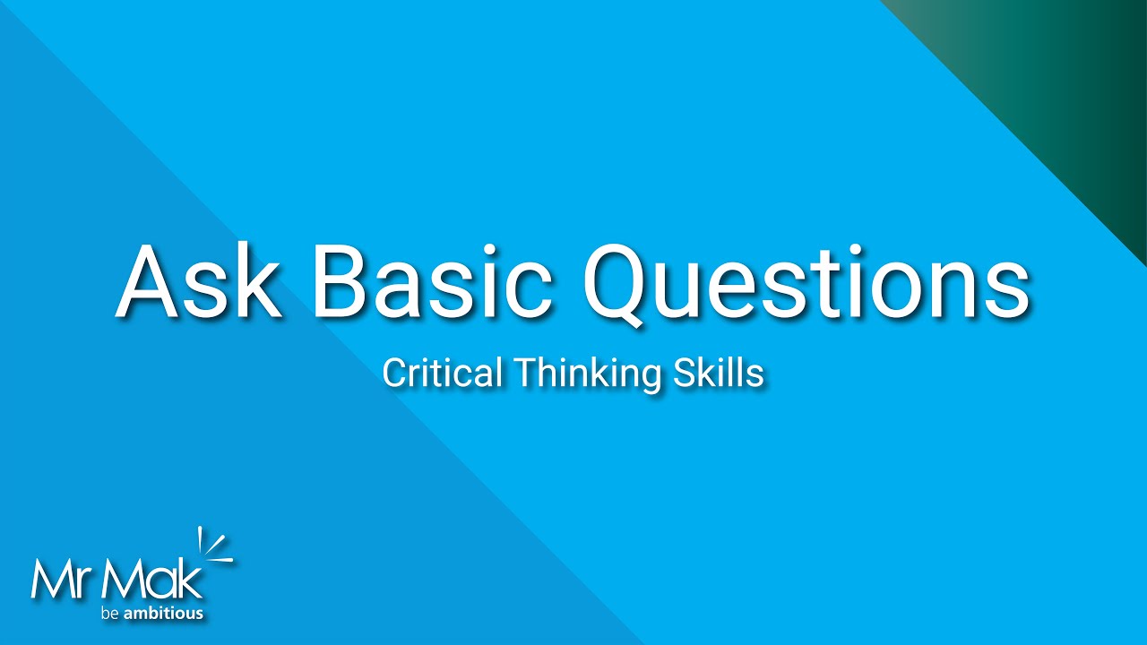 Ask Basic Questions - YouTube