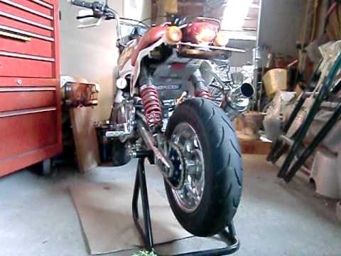takegawa super head 124㏄ monkey baja - YouTube