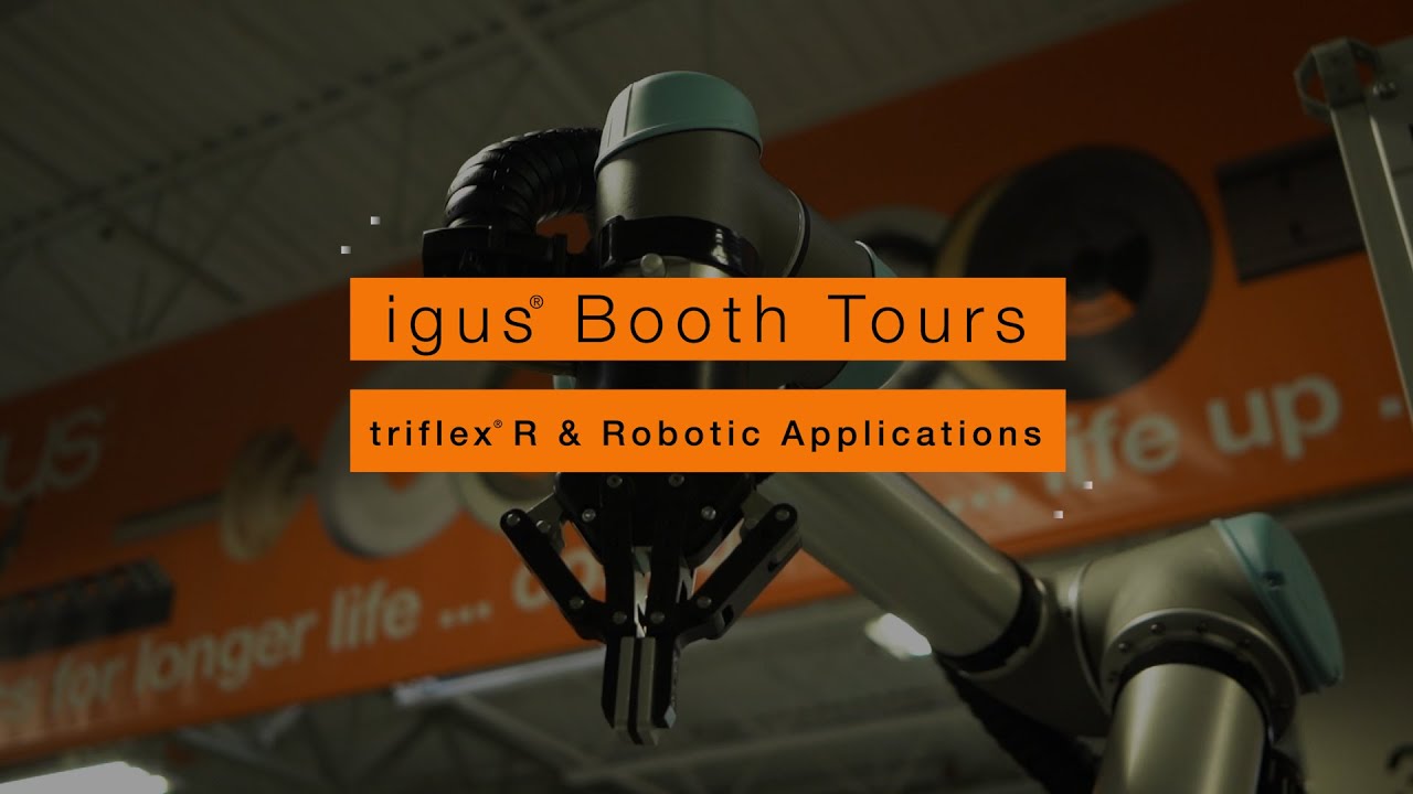 igus® Booth Tours - triflex® R & Robotic Applications - YouTube