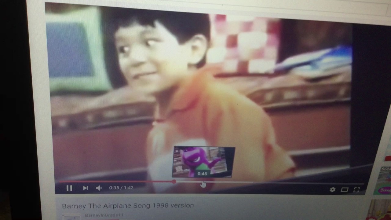Barney The Airplane Song (1998 version) - YouTube