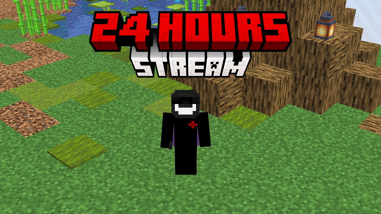 Streaming for 24 Hours in minecraft i switch to twitch - YouTube