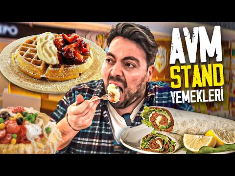AVM' DE STAND LEZZETLERİNİ DENEDİM !