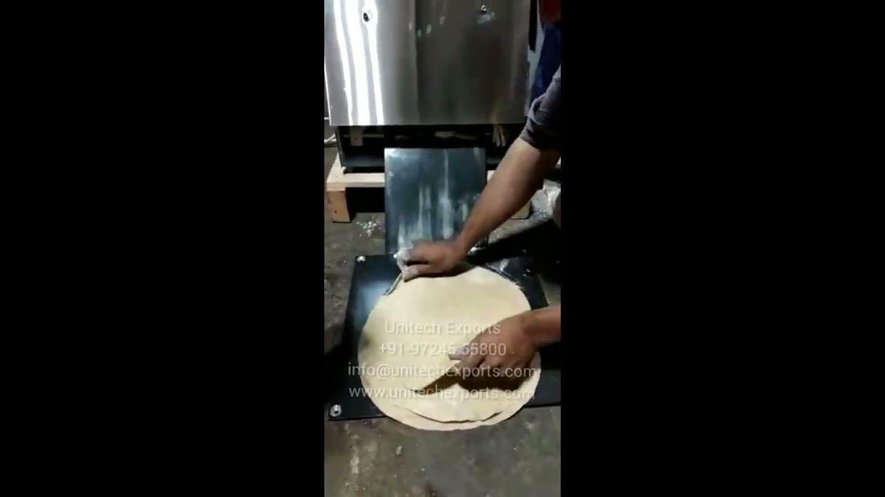 Largest 14 inch Roti/Chapati with Roti Machine; Biggest Roti making ...