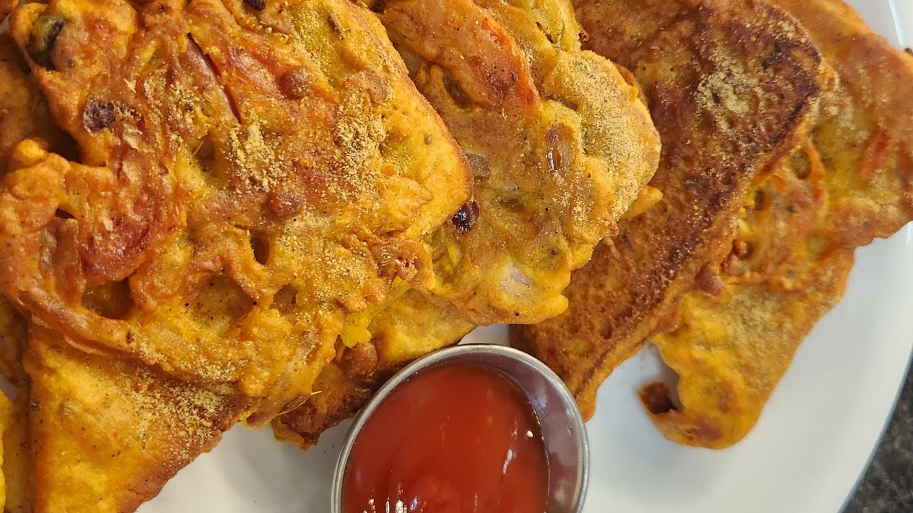 Bread Pakoda (Deep Fried Bread) Super Yummy And Tasty | Easy To Make ...