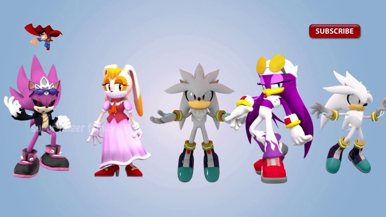 Sonic Boom Finger Family Super Finger Family Kid Rhymes - YouTube