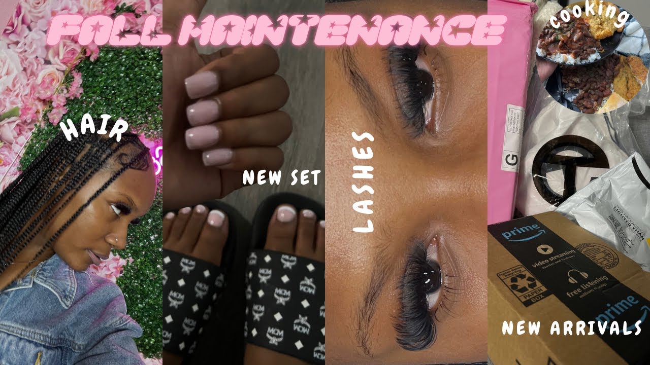 vlogtober *week 2* (lash/nail/hair appt + cooking + new arrivals + more) | Ari Shawdae - YouTube