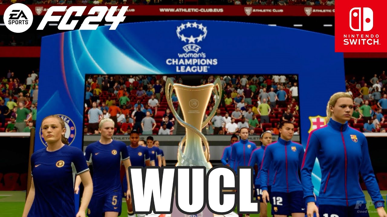 FC 24 Nintendo Switch - Woman UEFA Champion League Full Gameplay - YouTube
