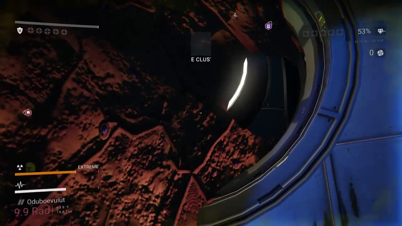 No Man's Sky 1.3 - Looting a Crashed Freighter - YouTube