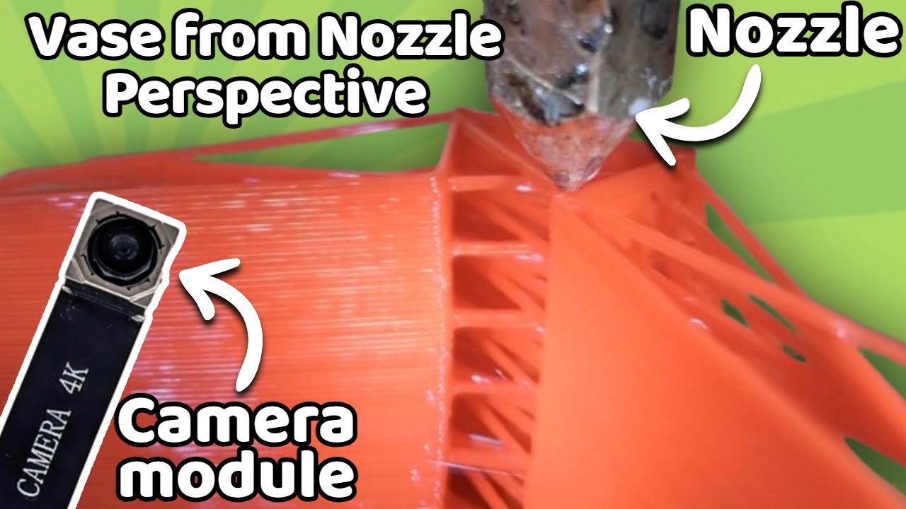 3D Printing a Vase with a Nozzle Camera - YouTube
