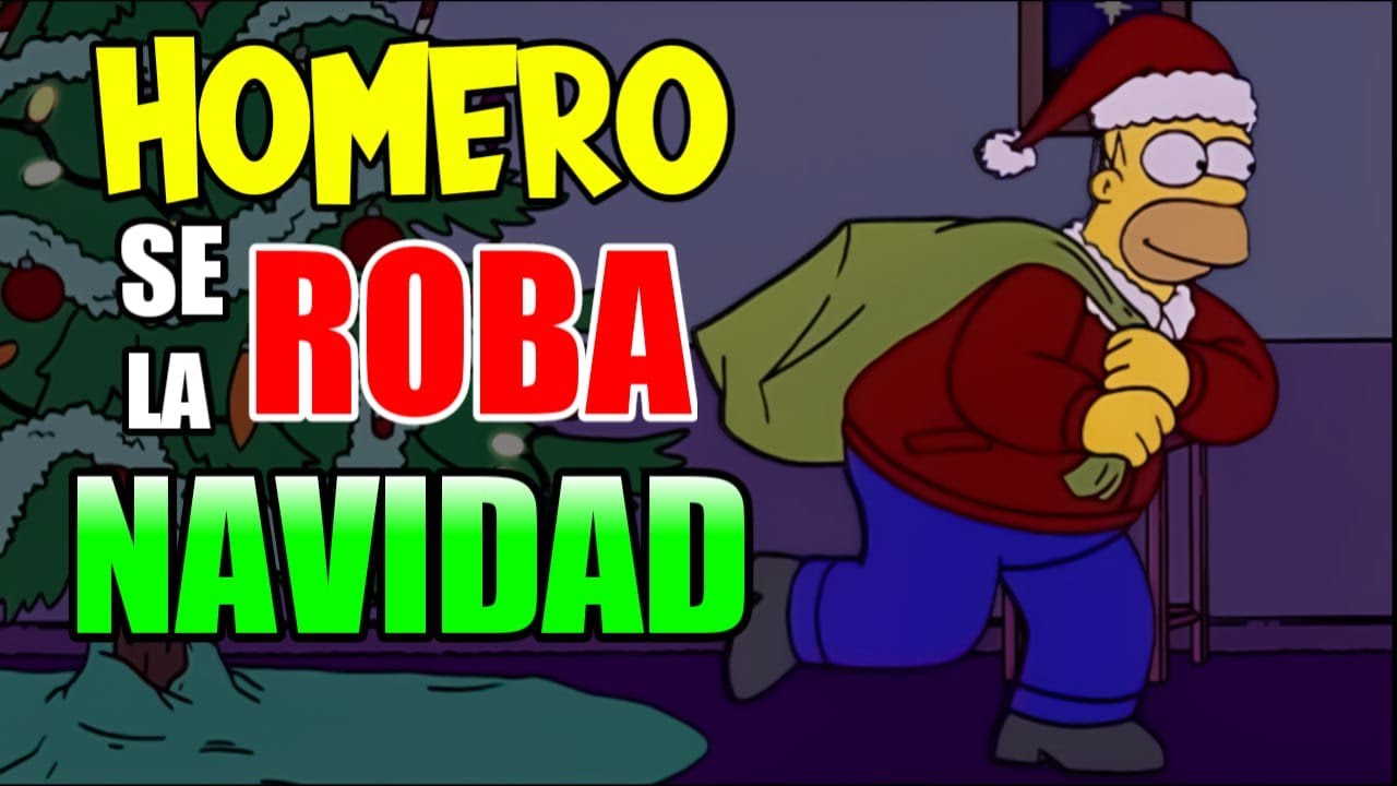 Homero se roba la navidad | Los Simpson | Resumen - YouTube