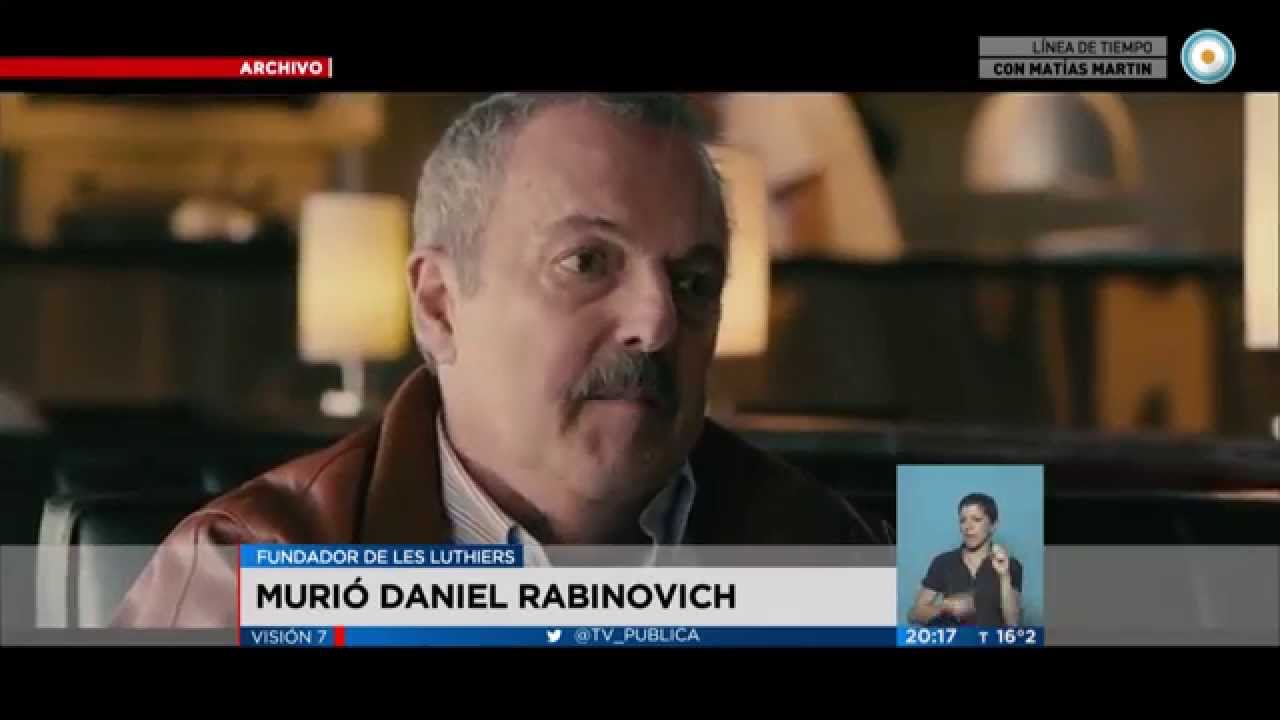 Visión 7 - Les Luthiers: Daniel Rabinovich en el recuerdo - YouTube