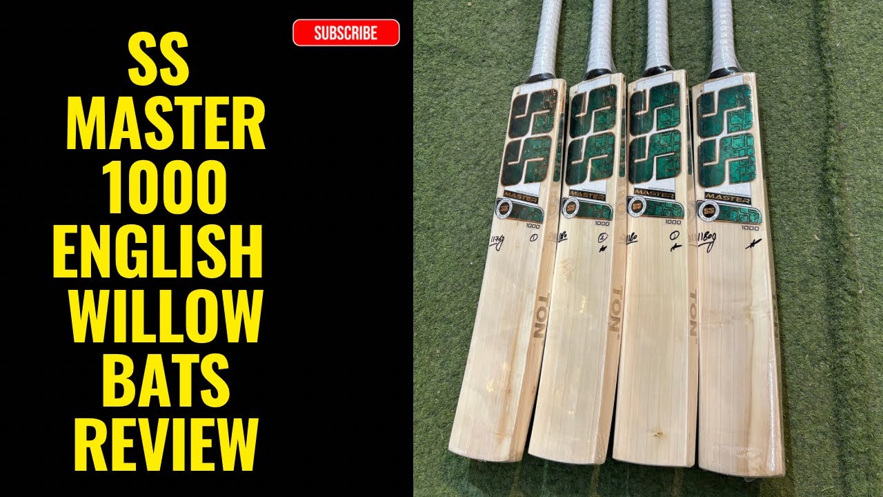 SS Master 1000 English Willow Bats Review | Ai Sports Delhi | Best Bats ...