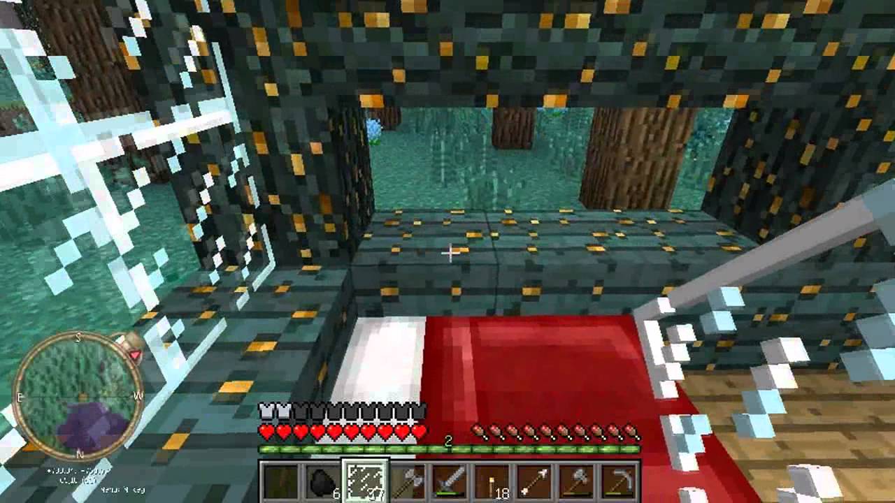 Minecraft SMP [w Mods] - #3 - Mining for some red rock - YouTube