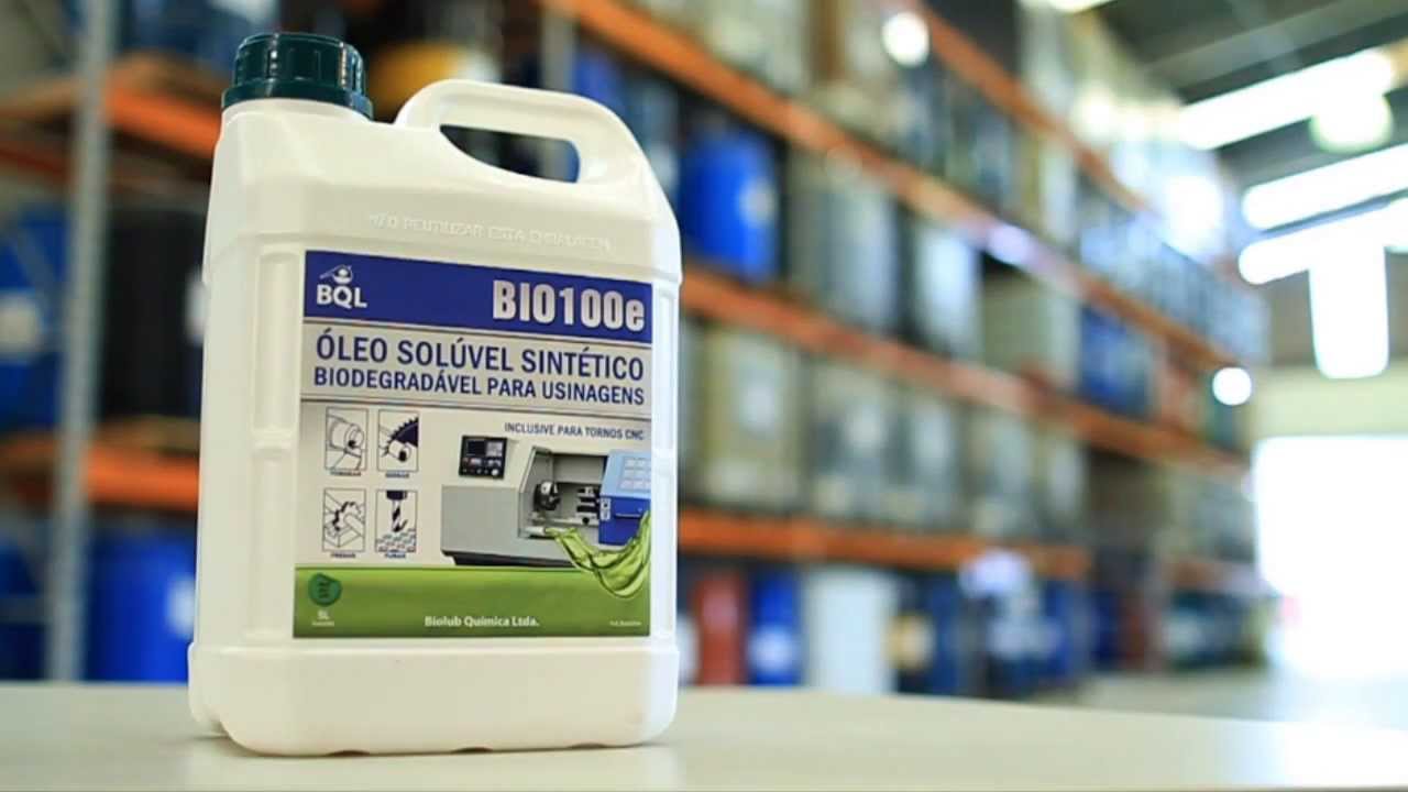 Óleo Solúvel BIO 100 E - 1 Litro - Biolub - YouTube