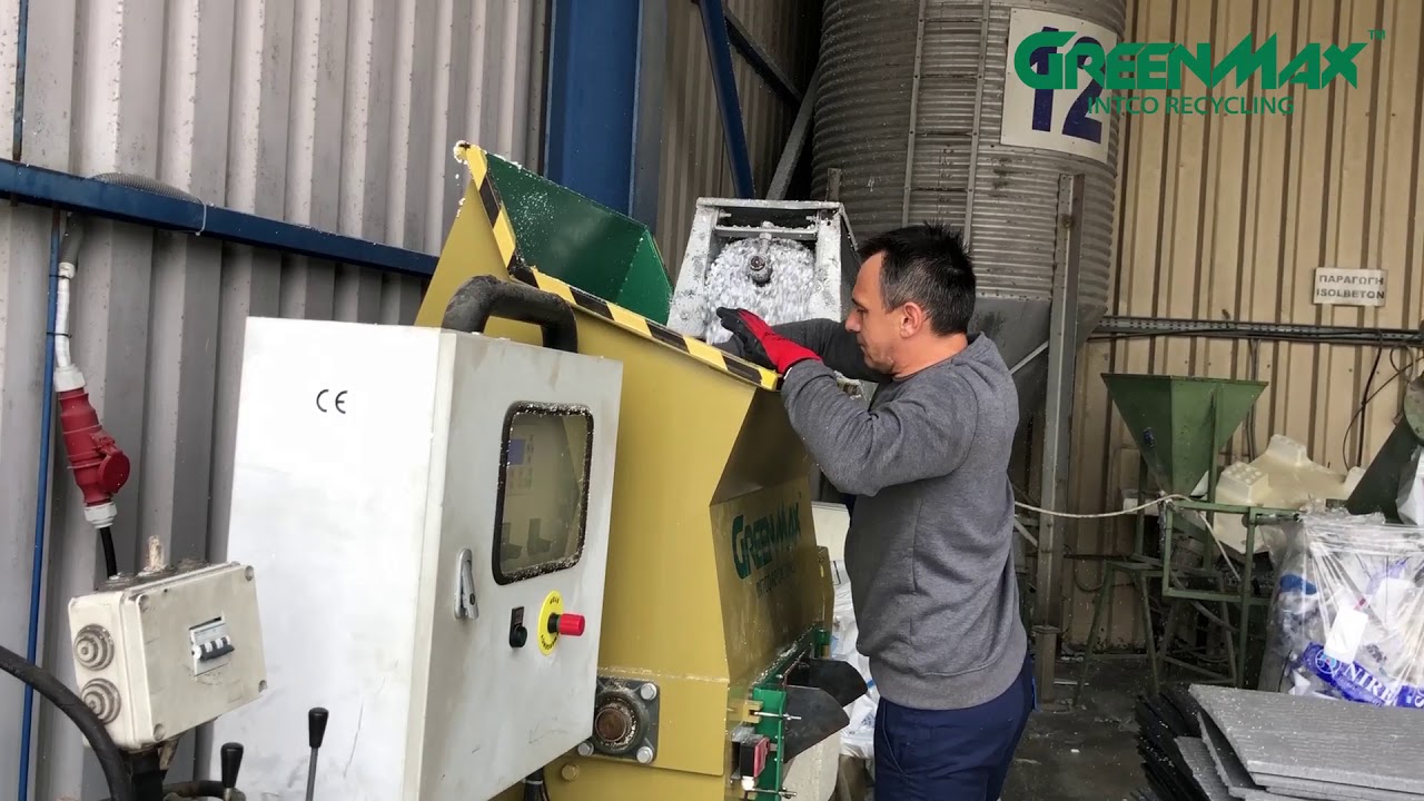 EPS Recycling Machine A-C200 Operated by EPS Manufacturer | GREENMAX ...