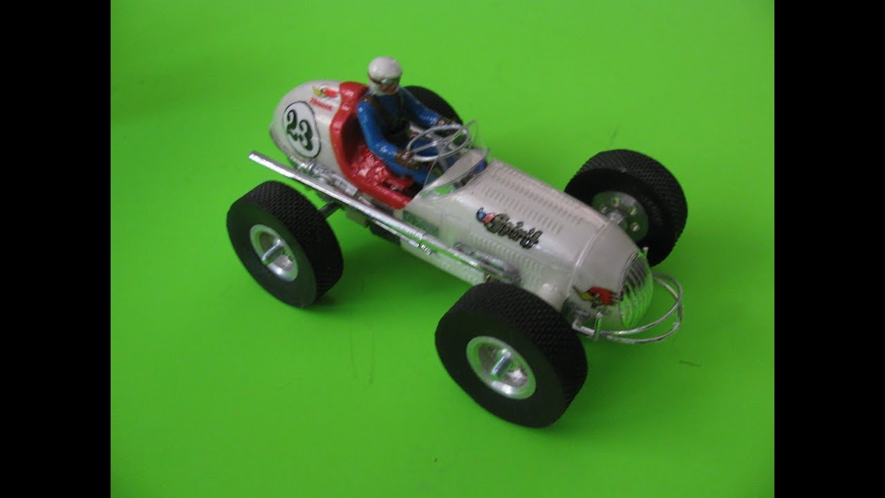 Midget Racer Spirt of America Slot Car on Track - YouTube