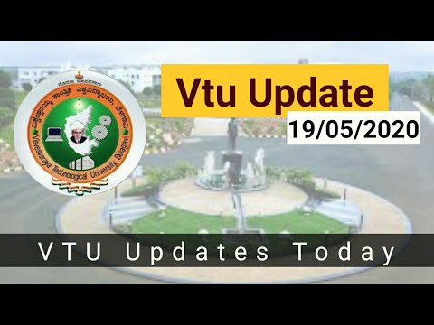 Vtu Update : 19/05/20 l Vtu Update Today l Vtu daily Updates l MechTime ...