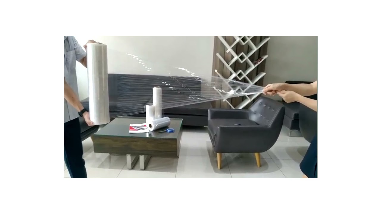 Stretch film testing from Hanpak - YouTube