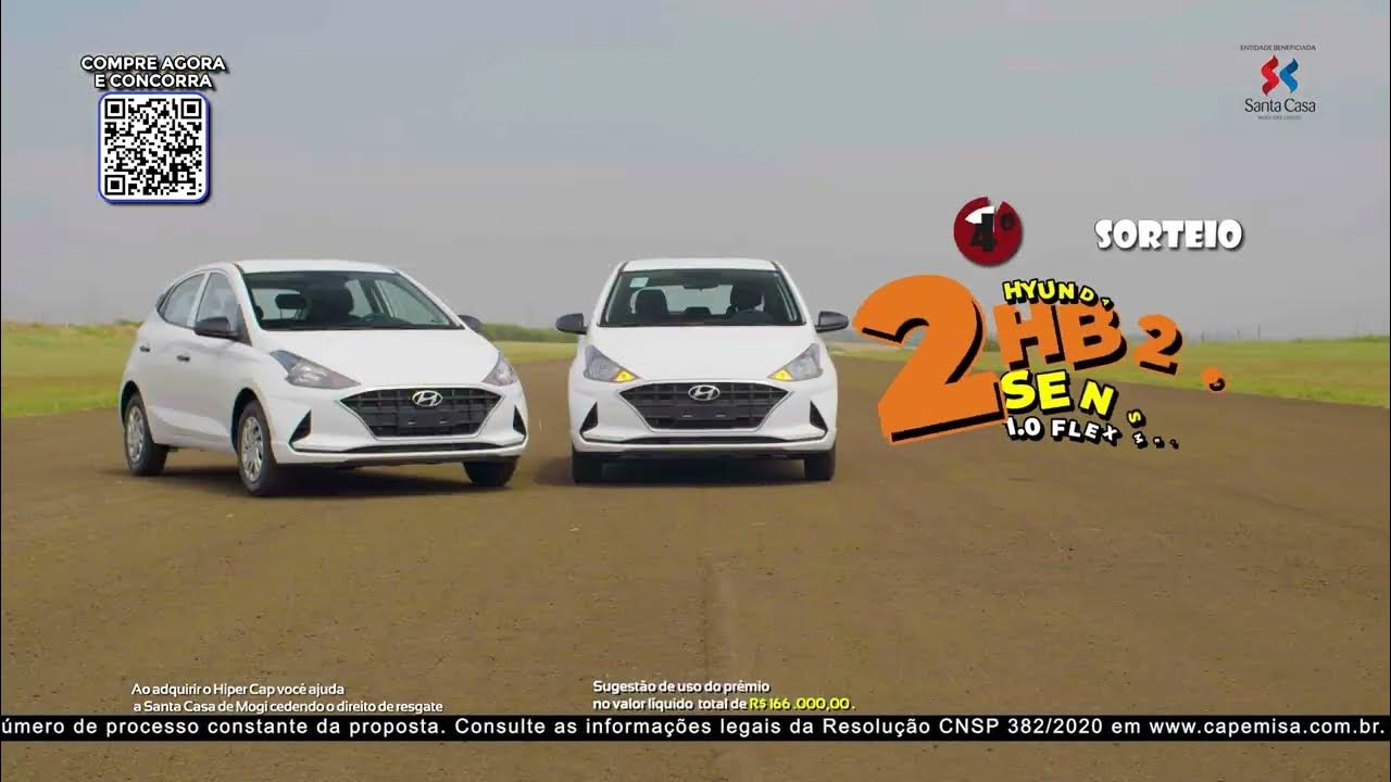 2 HB20 0KM NO 4˚ SORTEIO E MUITA GRANA PRA CONCORRER! - YouTube