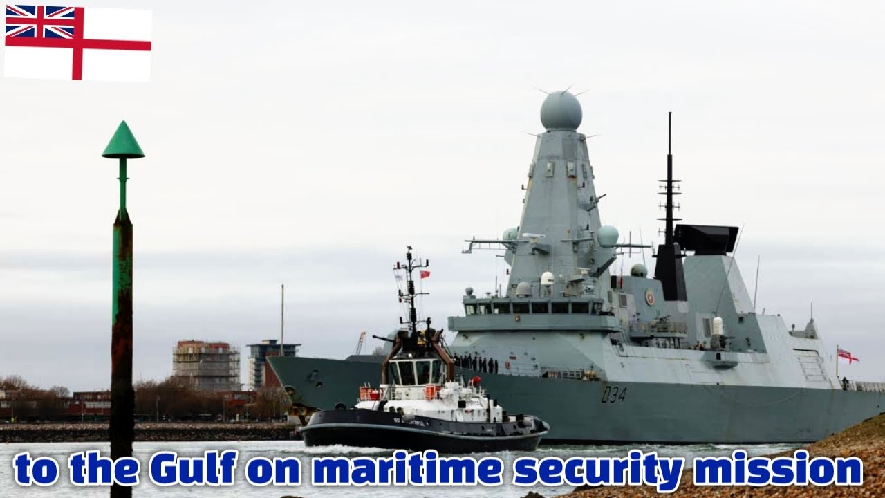 The Royal Navy sent Type 45 destroyers to the Gulf for maritime ...