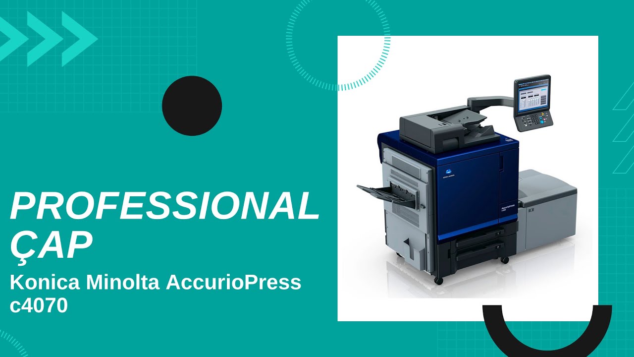Konica Minolta AccurioPress C4070L C4070 C4080 C4080P - YouTube