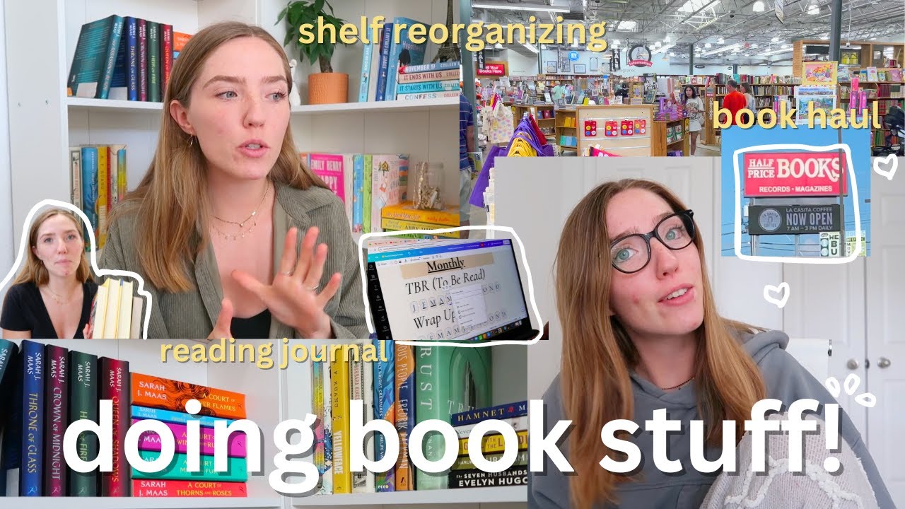 let's do book stuff together ☁️📖🥰 | bookshelf reorganizing, book ...