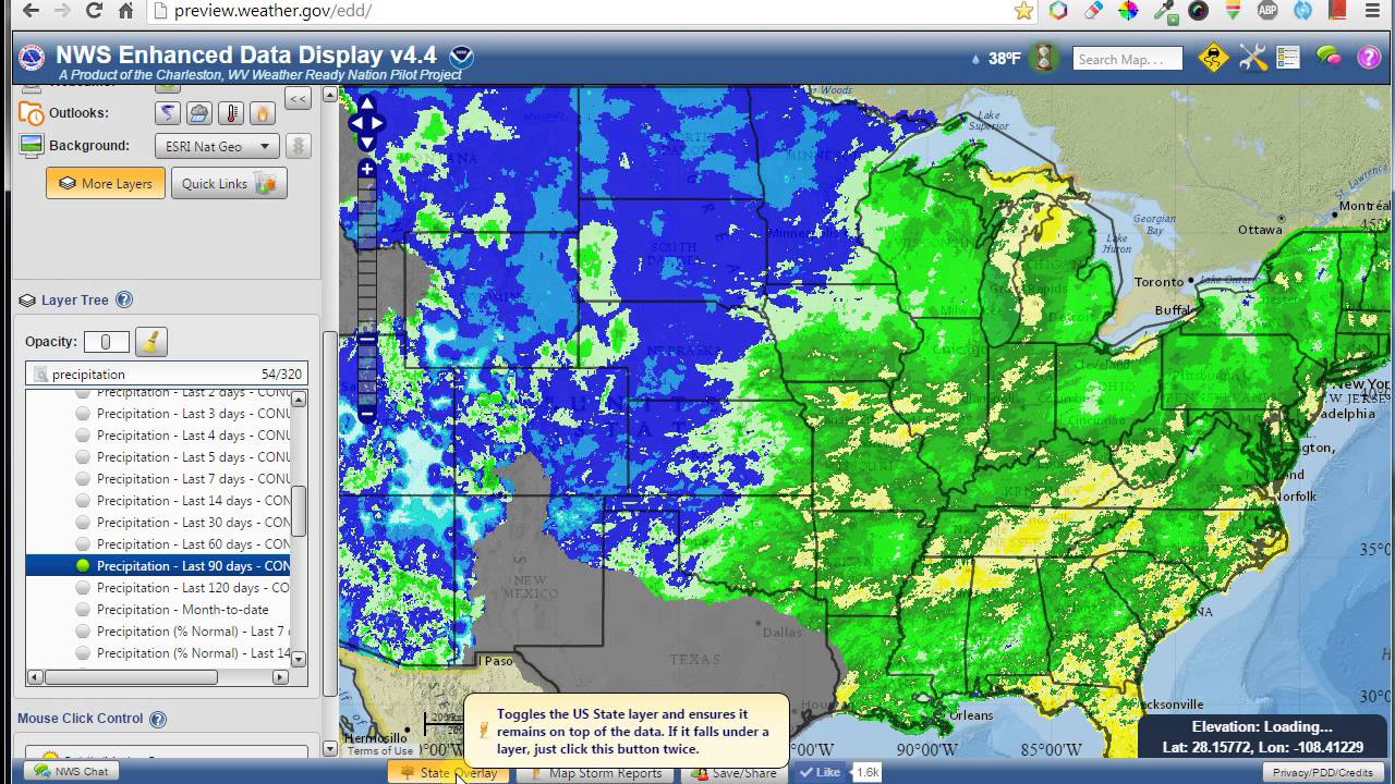 NWS - Full Enhanced Data Display EDD Demo - YouTube