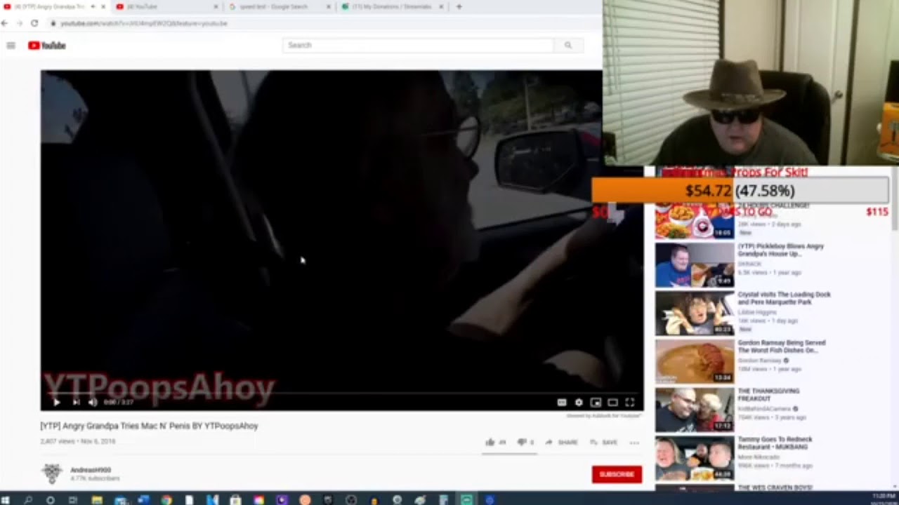 Otis Show Reaction to YTP Angry Grandpa Tries Mac and Penus - YouTube