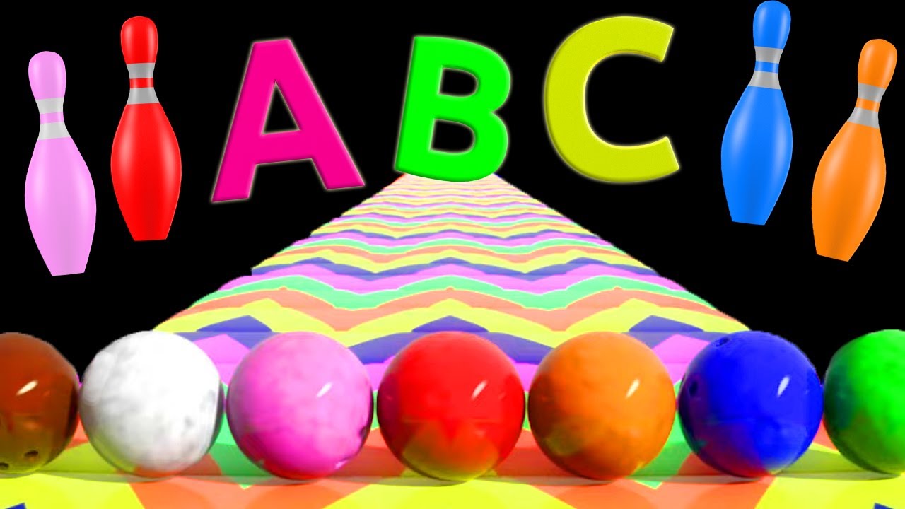 🎳🔤🐘 Bowling Ball Adventure Smash Kinetic Sand Letters Pins Animals ABC ...