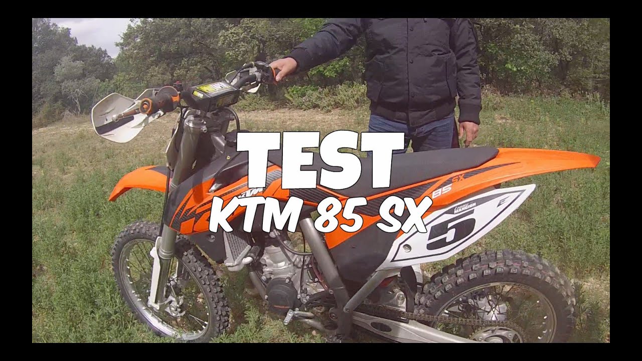 KTM 85 SX 2013 I TEST #1 - YouTube