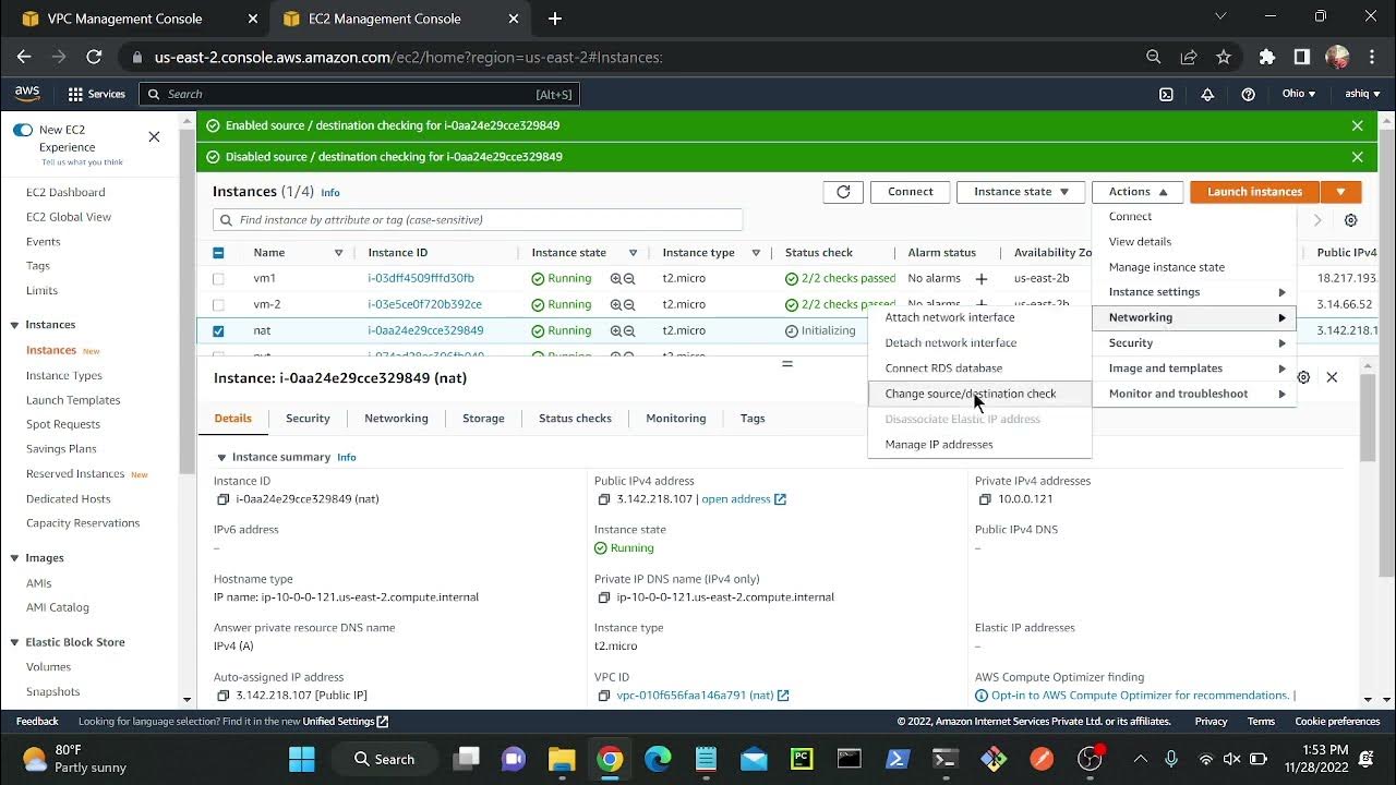 how to create NAT instance in aws | what is NAT instance in aws - YouTube