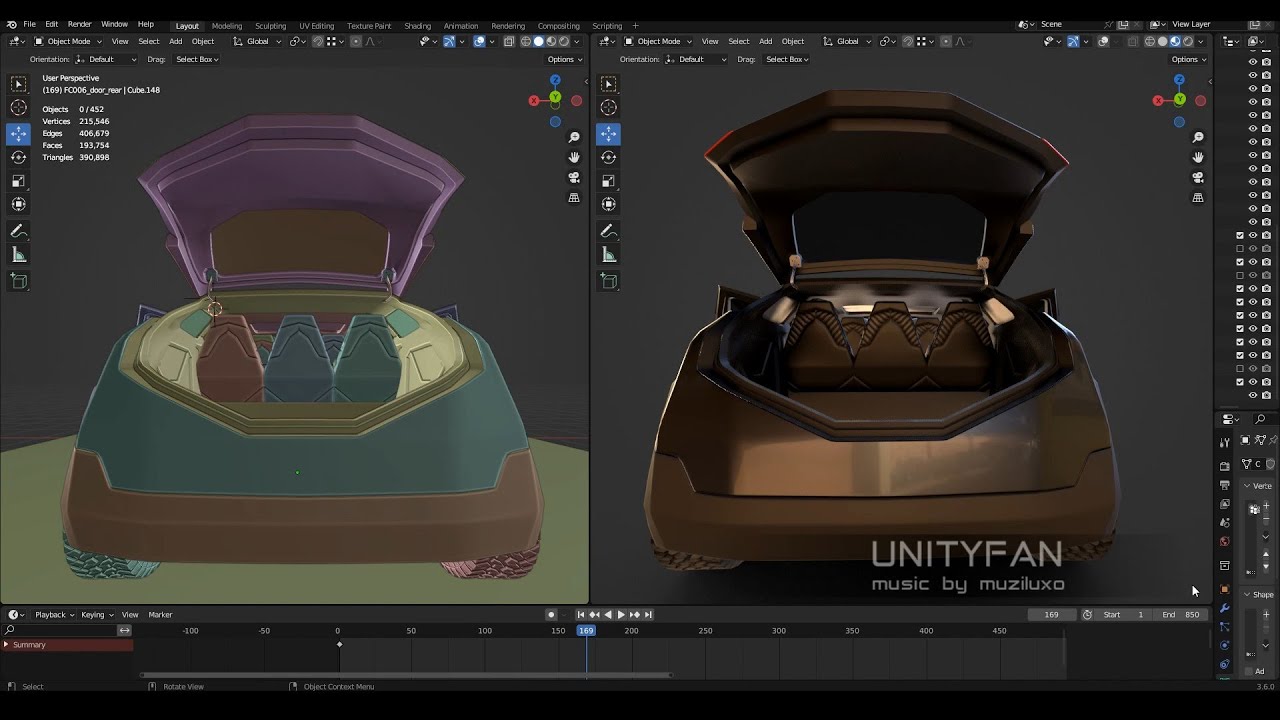 concept car quick modeling - vehicle 006 - part 14 - 4x timelapse - YouTube