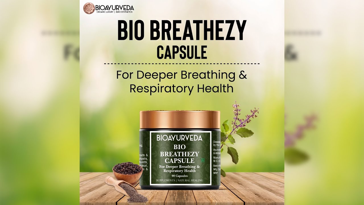 Bio Breathezy Capsule for Deeper Breathing and Respiratory Health - YouTube