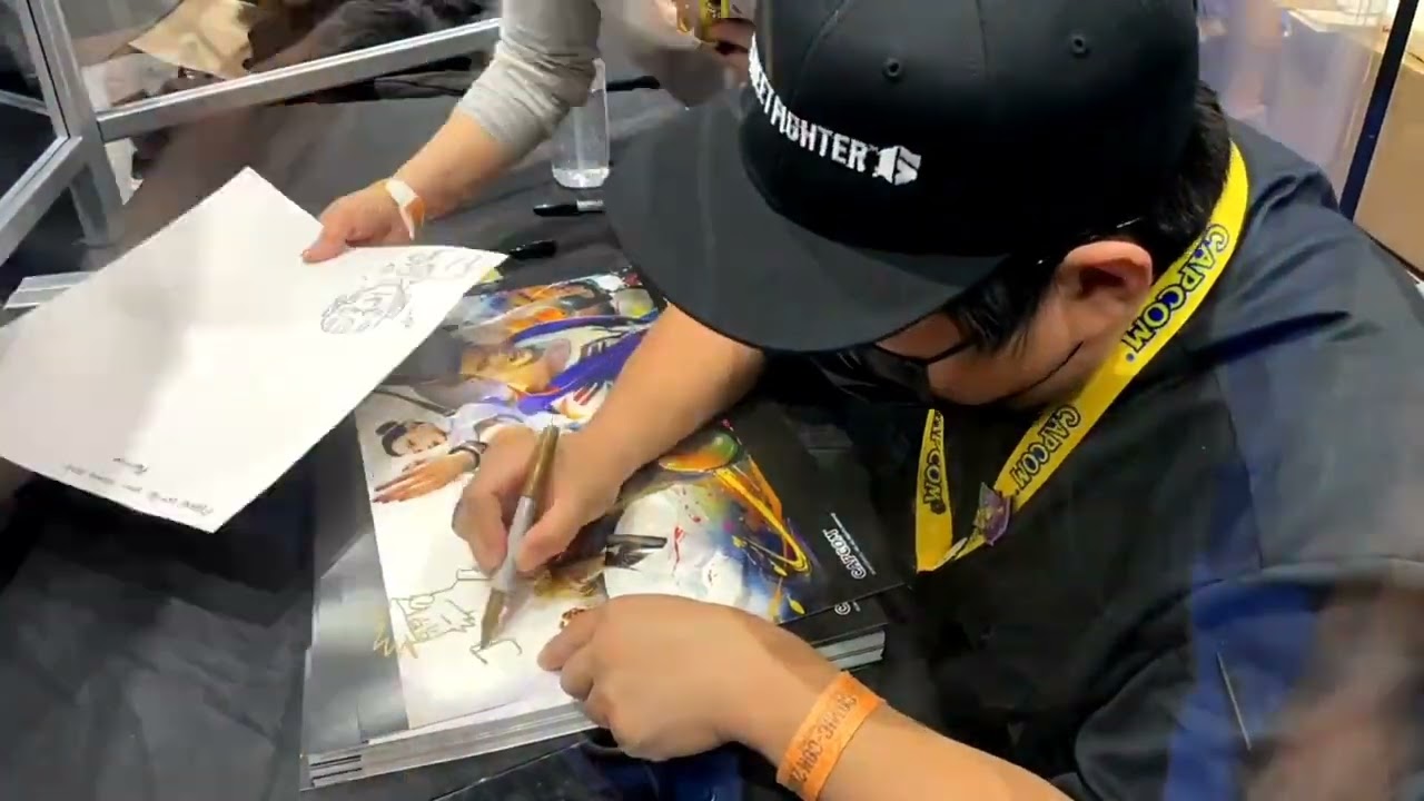 SF6 - Takayuki Nakayama-san (Street Fighter 6 Dev) Signing Autographs ...