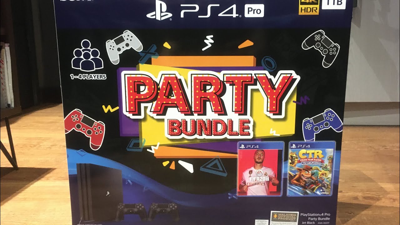 SONY PS4 Pro Party Bundle 2020 - YouTube