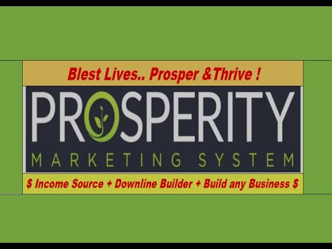 PMS Intro to Prosperity Marketing System - 2.05 - YouTube