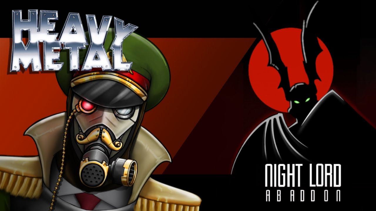 Converting Abaddon into a NIGHT LORD (Heavy metal style) | Warhammer ...