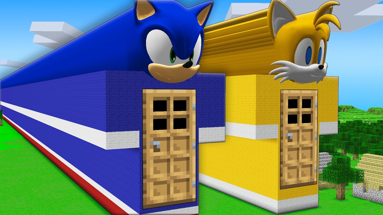I found a LONGEST SONIC TAILS in Minecraft ! What's INSIDE the BIGGEST ...