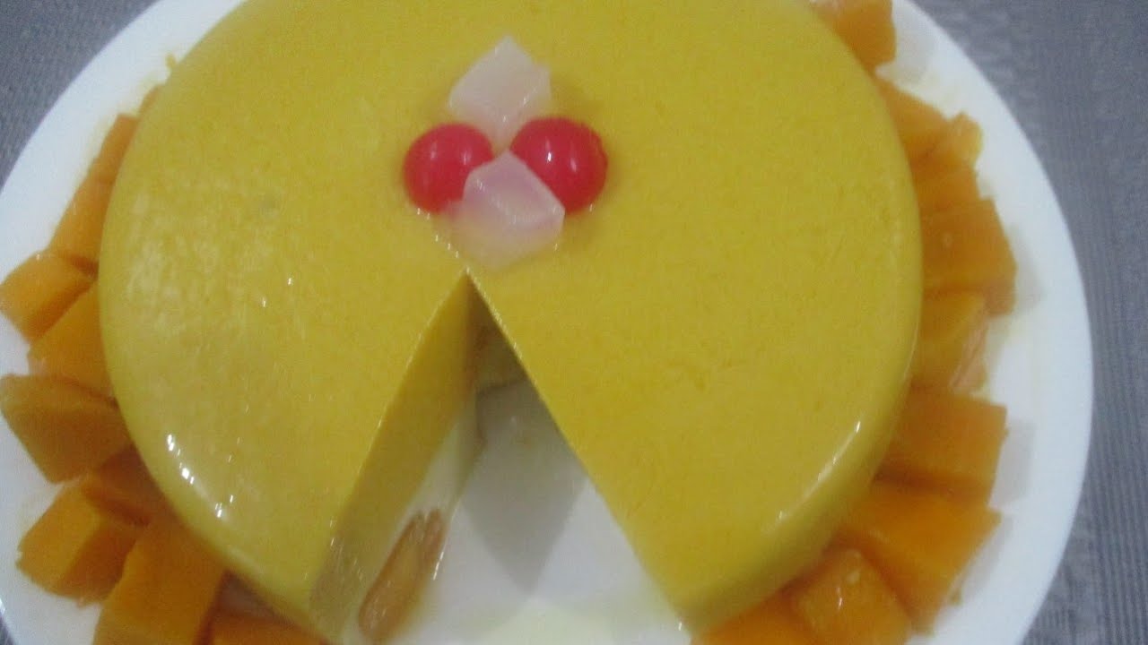 CREAMY MANGO JELLY RECIPE / Jazz cooking hour - YouTube