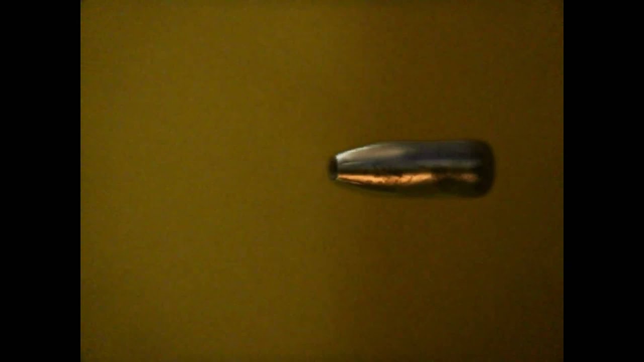 Slow--mo bullet test - YouTube