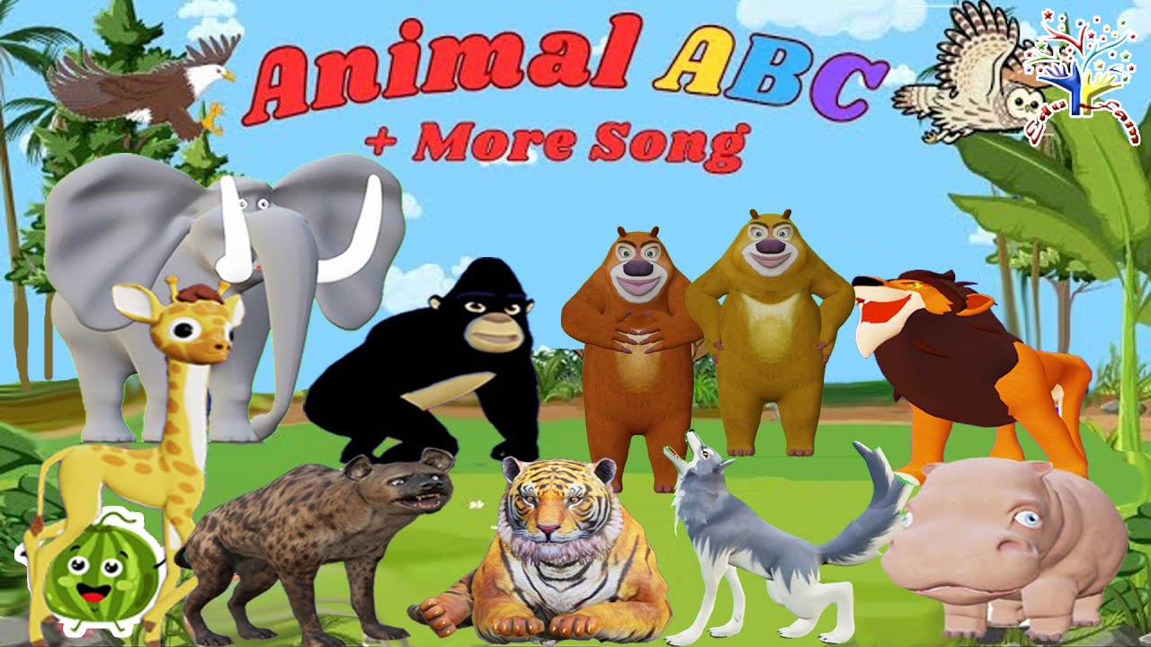 The Animal Sounds Song AJ4AS2 | These are the Sounds that the Animals ...