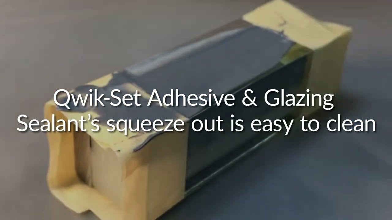 Qwik-Set: a revolutionary glazing sealant - YouTube