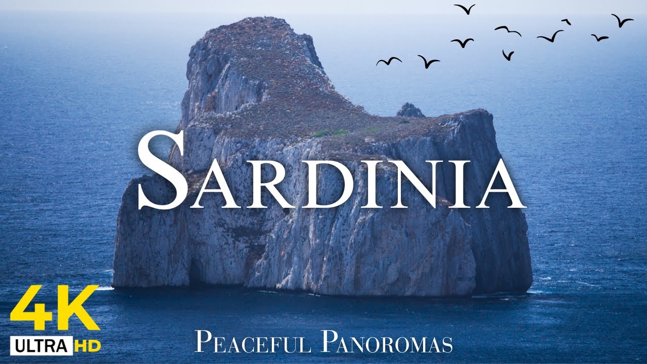 Sardinia 4K - Peaceful Panoromas Film With Calming Music - YouTube